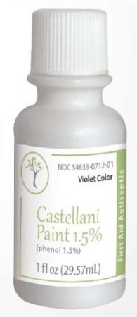 The Podiatree Castellani Paint First Aid Phenol 1.5% Modified Violet C ...