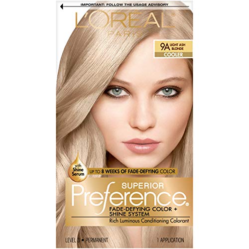 Loreal Superior Preference Hair color, 9A Light Ash Blonde - 1 ea ...